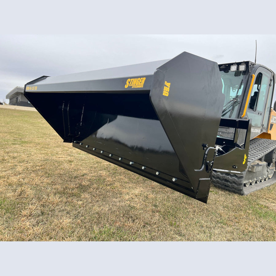 Stinger Attachments Skid Steer Hydraulic Dump Bucket (HDB)