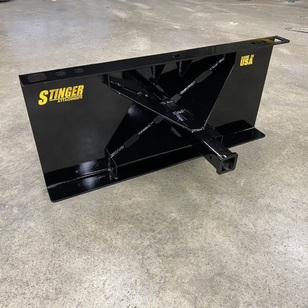 Home Stinger Attachments Receiver Hitch For Skid Steers